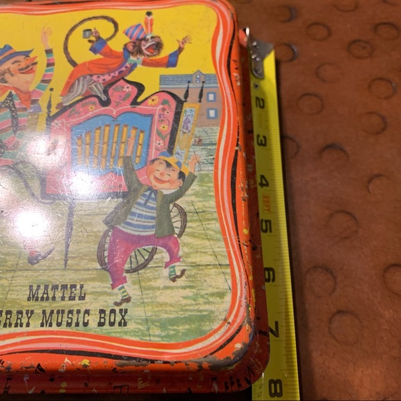 Mattel | Games | 95s Mattel Merry Music Box Band Instruments Monkey ...